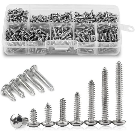 Hardware M3 Round Head Cross Screw, Strong And Anti-rust (500 Pieces ...