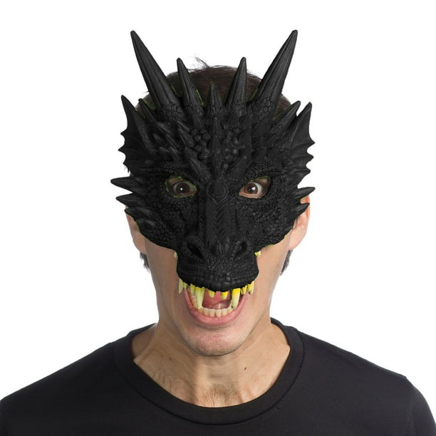 Fantasy Dragon Adult Costume Latex Half Mask - Walmart.com - Walmart.com