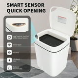 Smart Automatic Touchless Trash Can with Lid,3.7 Gallon Garbage Bin ...