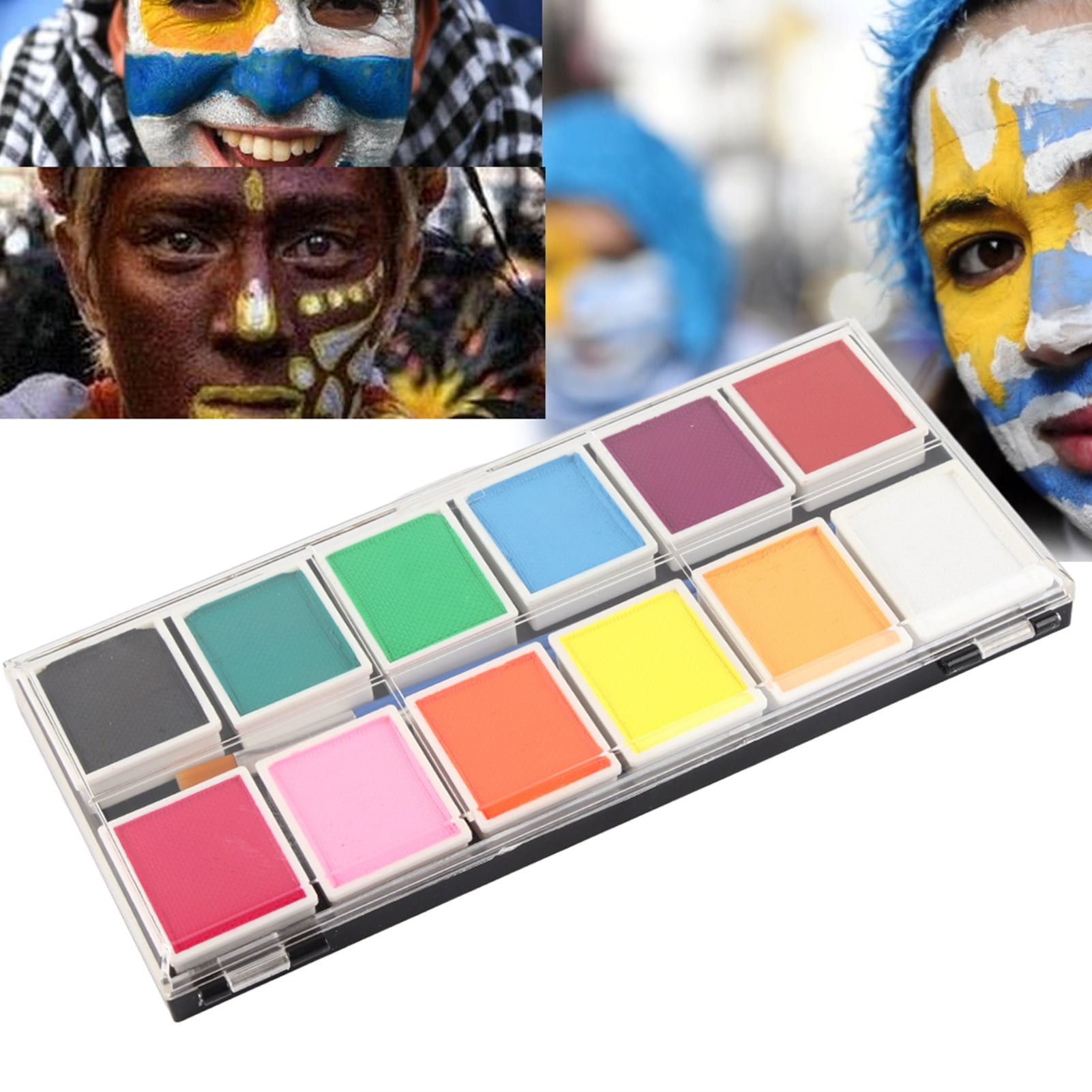 Pinta Facial Fácil de Limpiar de 12 Colores Combinacia Combinante Pinta ...