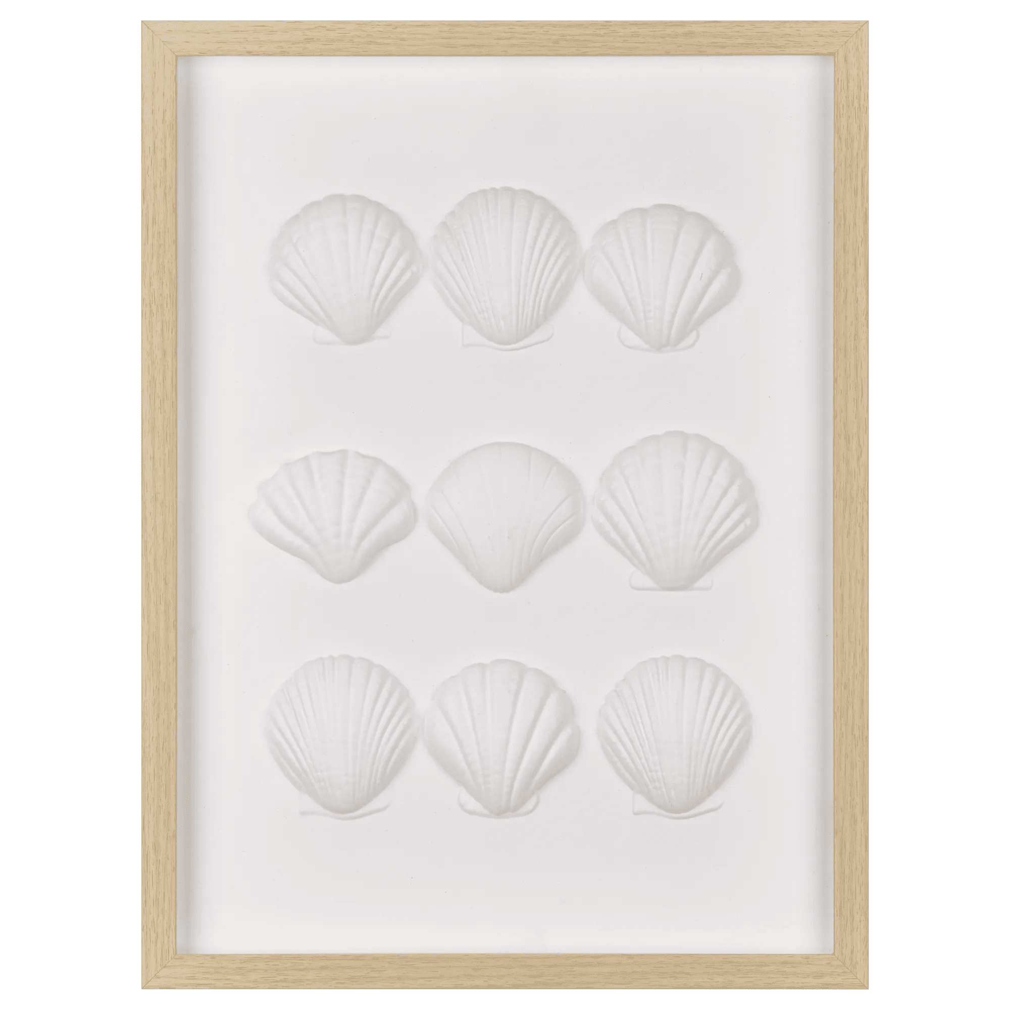 Click here for Bouclair White Framed Art 3d Shells 12 X 16 In (30... prices