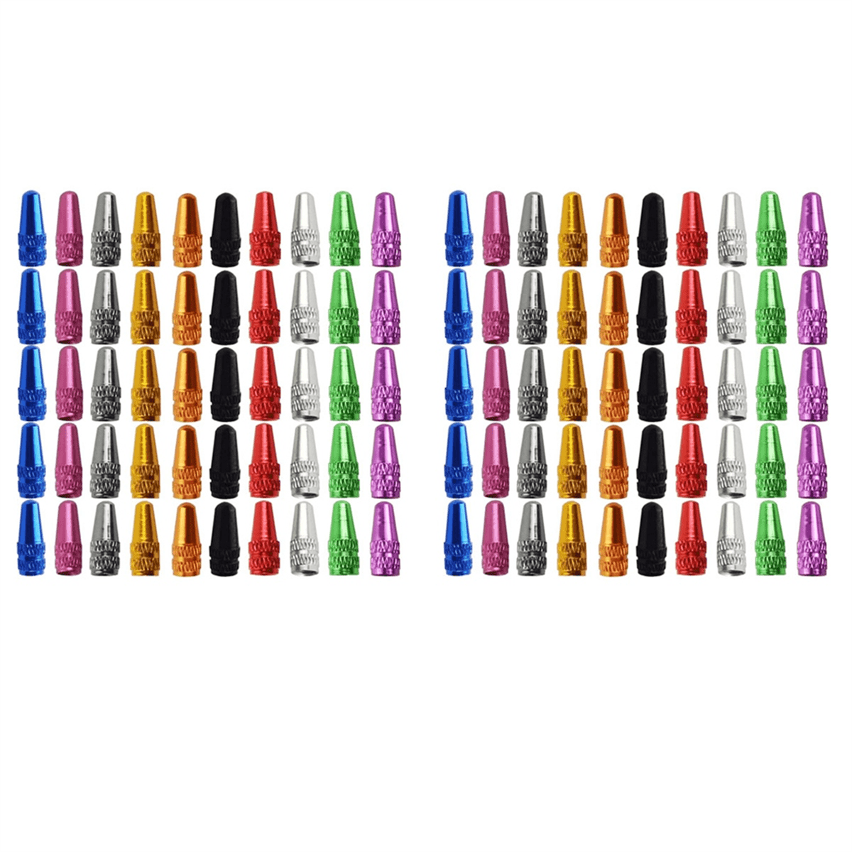 Click here for Unbranded 100pcs Bicycle Presta Valve Cap Aluminum... prices