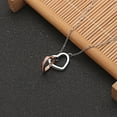 Interlinking Hearts Pendant Necklace Sterling Silver Women Ginger Lyne ...