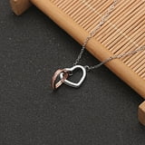 Interlinking Hearts Pendant Necklace Sterling Silver Women Ginger Lyne ...