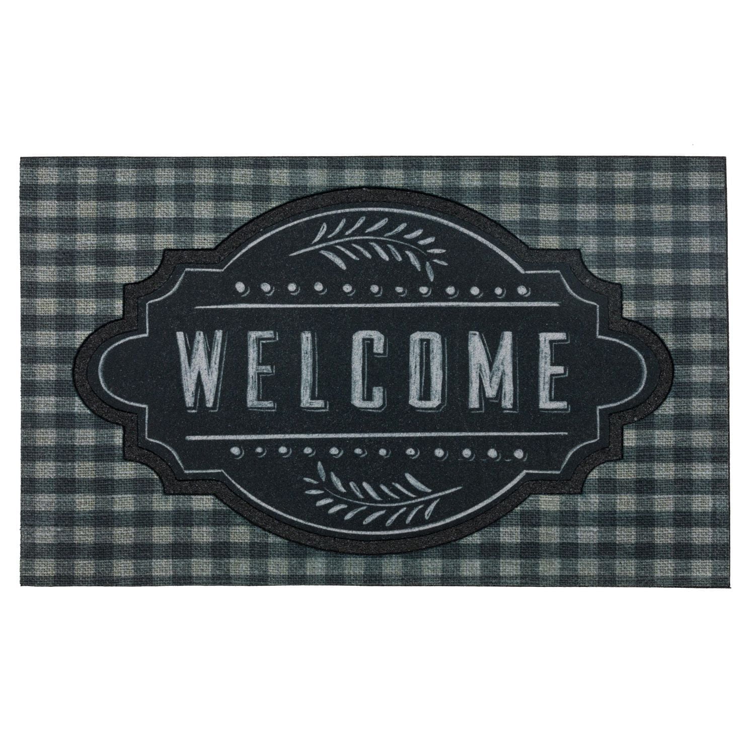 Click here for Mohawk Home Farmhouse Chalkboard Grey 1 6 X 2 6 Do... prices