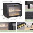 Bread Box for Kitchen Countertop, Double Layer Wooden Bread Box, Acacia ...