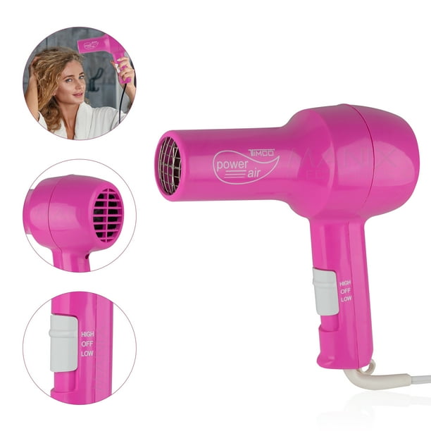 Secadora De Cabello Casera Timco® Power Air TC-1800 1650w Rosa | Bodega ...