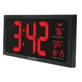 AcuRite Digital Tabletop Clock, 75127C - Walmart.com