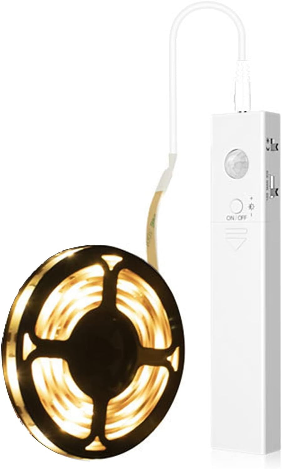 LINLIN LED Strip Lights Battery Powered, Waterproof Backlight Closet ...