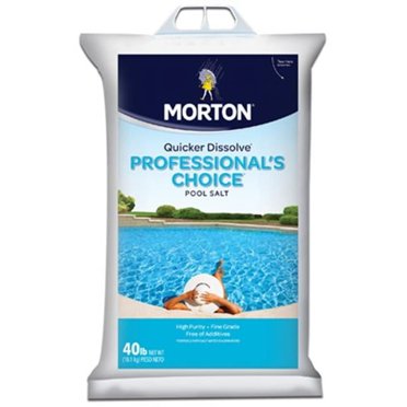 AQUASALT High Purity Swimming Pool Salt, 40 Lbs. 100% Sodium Chloride ...