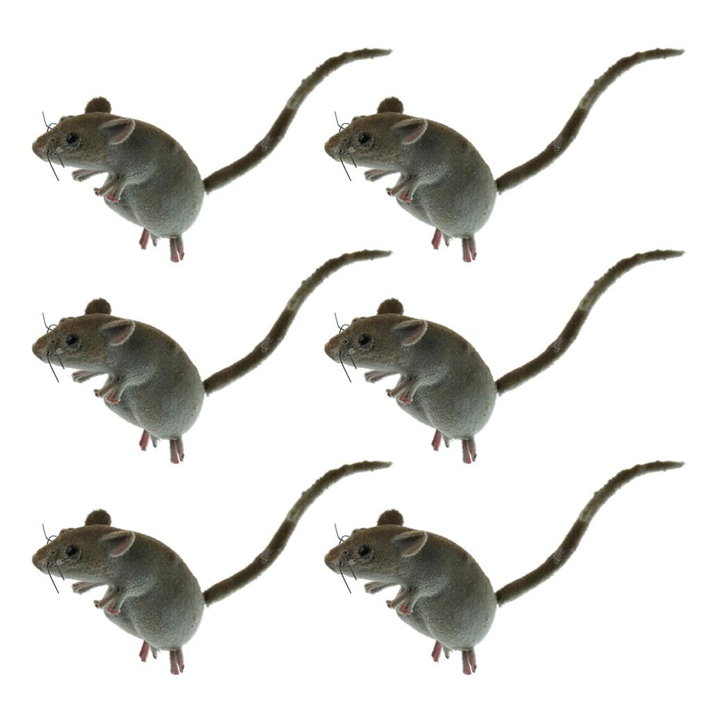Click here for Luzkey 6pcs Realistic Mini Hairy Rats Mouse  Simul... prices