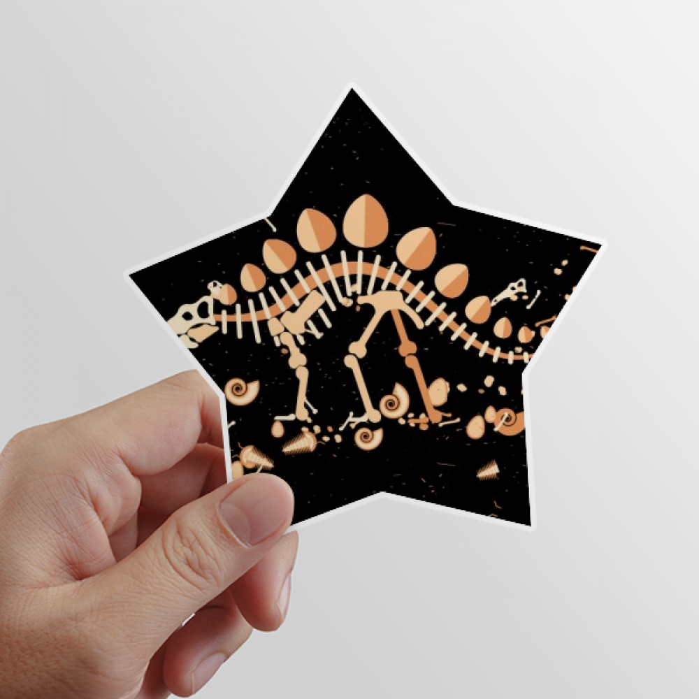 Dinosaur Grass Huge Stegosaurus Star Sticker Paster Vinyl Car Tags ...