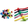 100 Pcs Plastic Cord Locks End Spring Stopper, Single Hole Spring Cord ...