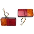 2Pcs Car LED Trailer Tail Light 12V-80V Truck Side 10LED Turn Signal ...