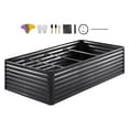 BENTISM Galvanized Raised Garden Bed, 8x4x2 FT Large Metal Raised ...