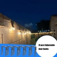 6Pcs Adjustable Iron Clamp Hook Weatherproof Designs for Instants ...