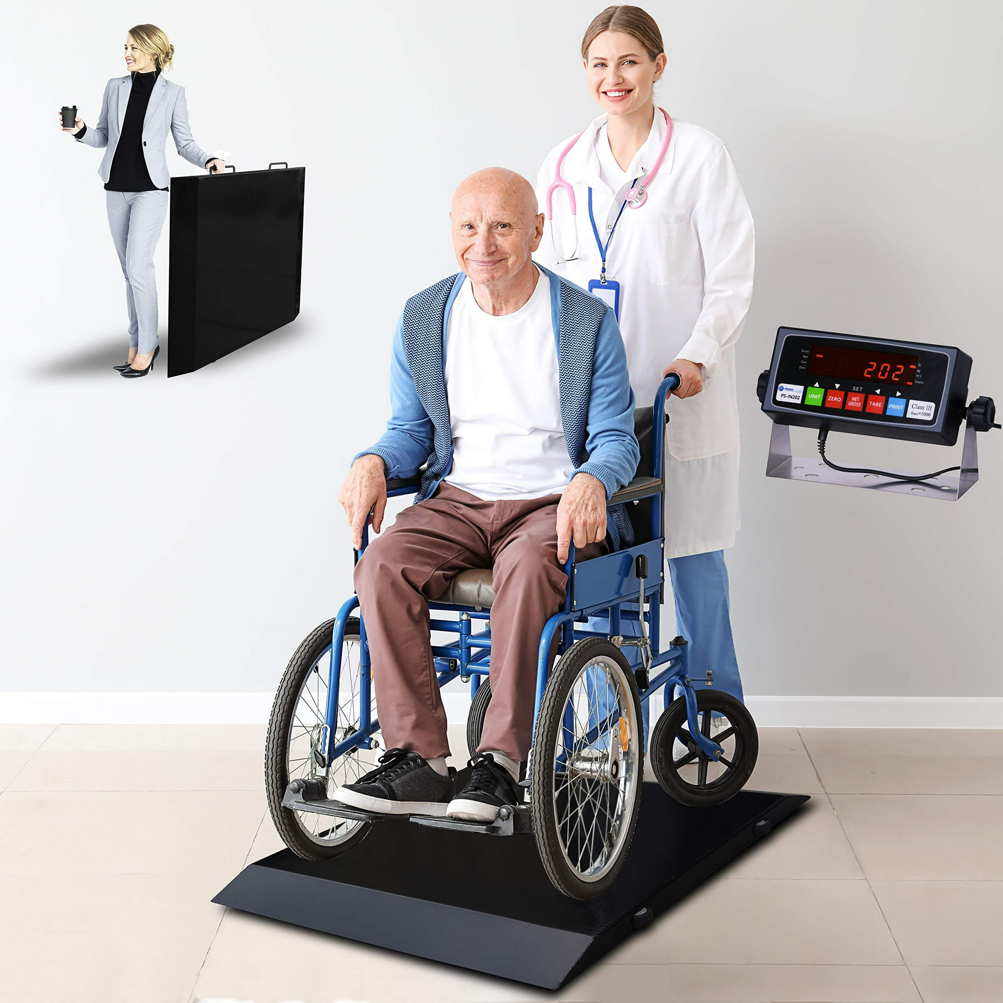 Click here for Meilestone Ms-Wcs1000 1000lb Wheelchair Scale/Port... prices
