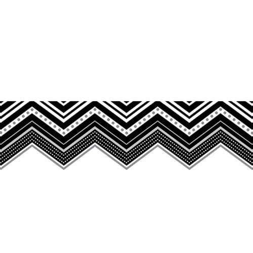Black Chevron Page Border