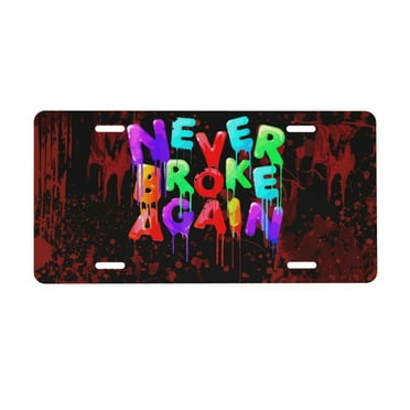 Anime My Hero Academia Mha License Plate Cover Aluminum Novelty Vanity ...