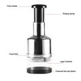 AMERTEER Food Chopper One Piece Salad Vegetable Chopper and Slicer ...