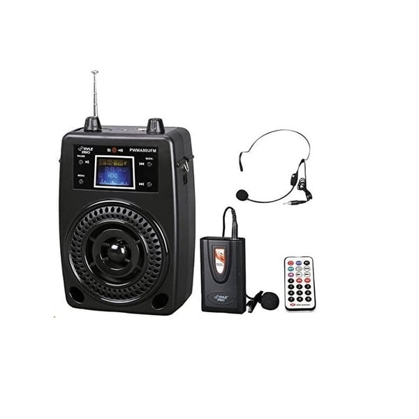 Pyle Pro Portable PA 100w Wireless System PWMA80UFM - Walmart.com