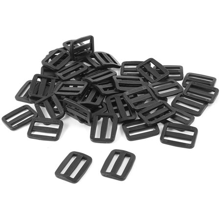Hard Plastic Strapping Rectangle Buckle Webbing Backpack 50pcs Black ...