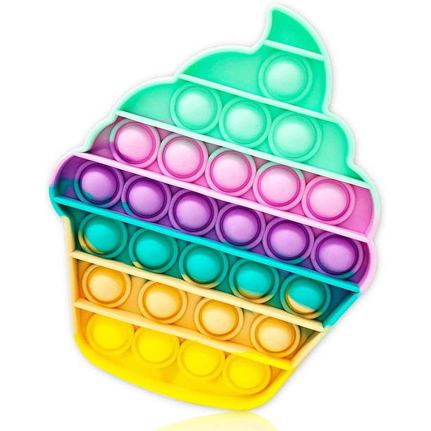 Fidget Toys, Pop Bubble Fidget Sensory Stress Toy, Fidgets Push Toy for ...