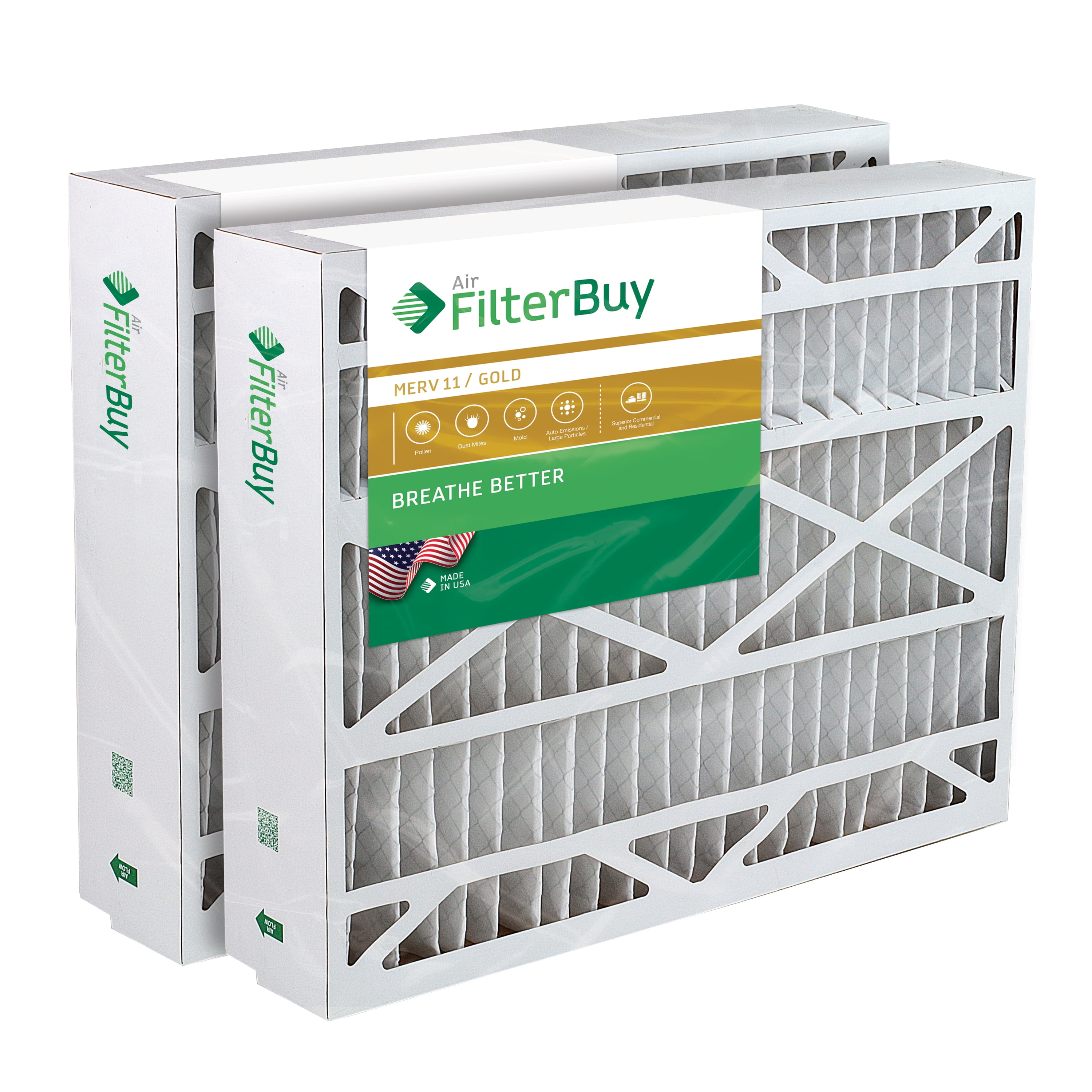 FilterBuy 17 5x27x5 Trane Perfect Fit BAYFTFR17M Compatible Pleated AC