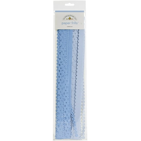 Doodlebug Paper Frills 12" Strips-Bubble Blue | Walmart Canada