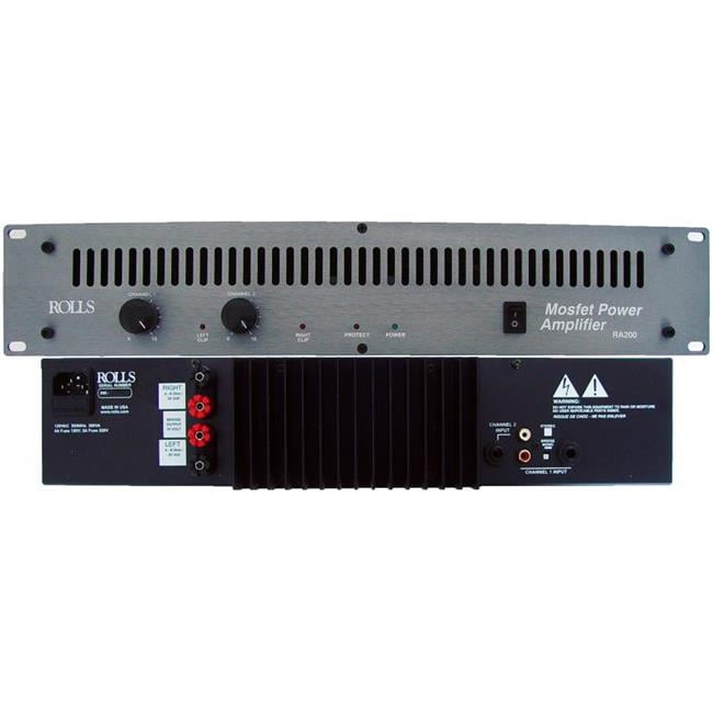 ROLLS RA200 100 Watt Power Amplifier | Walmart Canada