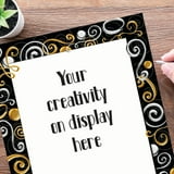 Gold & Silver Swirls Letterhead Laser & Inkjet Printer Paper, 25 Sheets ...