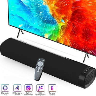 "Slim Sound Bar for TV, 40W 37.2"" Bluetooth 5.0 Speaker with HDMI ARC ...
