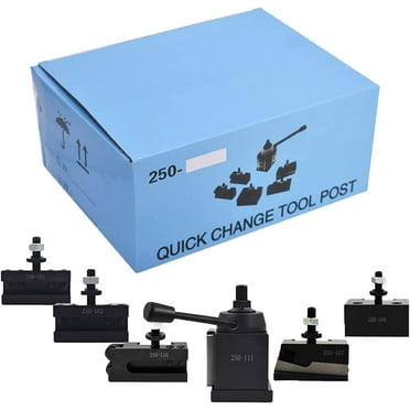 findmall AXA Size 250-111 Wedge Type Tool Post Set for Lathe 6-12"+2 ...