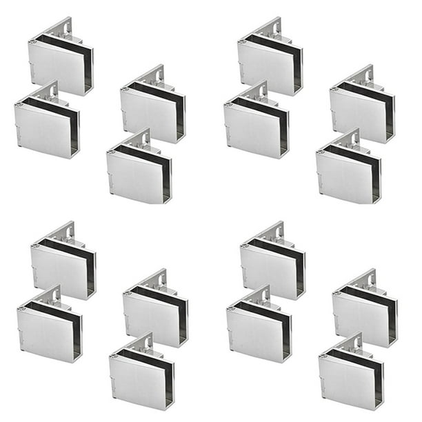 16 Pack Glass Door Hinges Glass Cabinet Door Hinge Glass Wine Cabinet ...