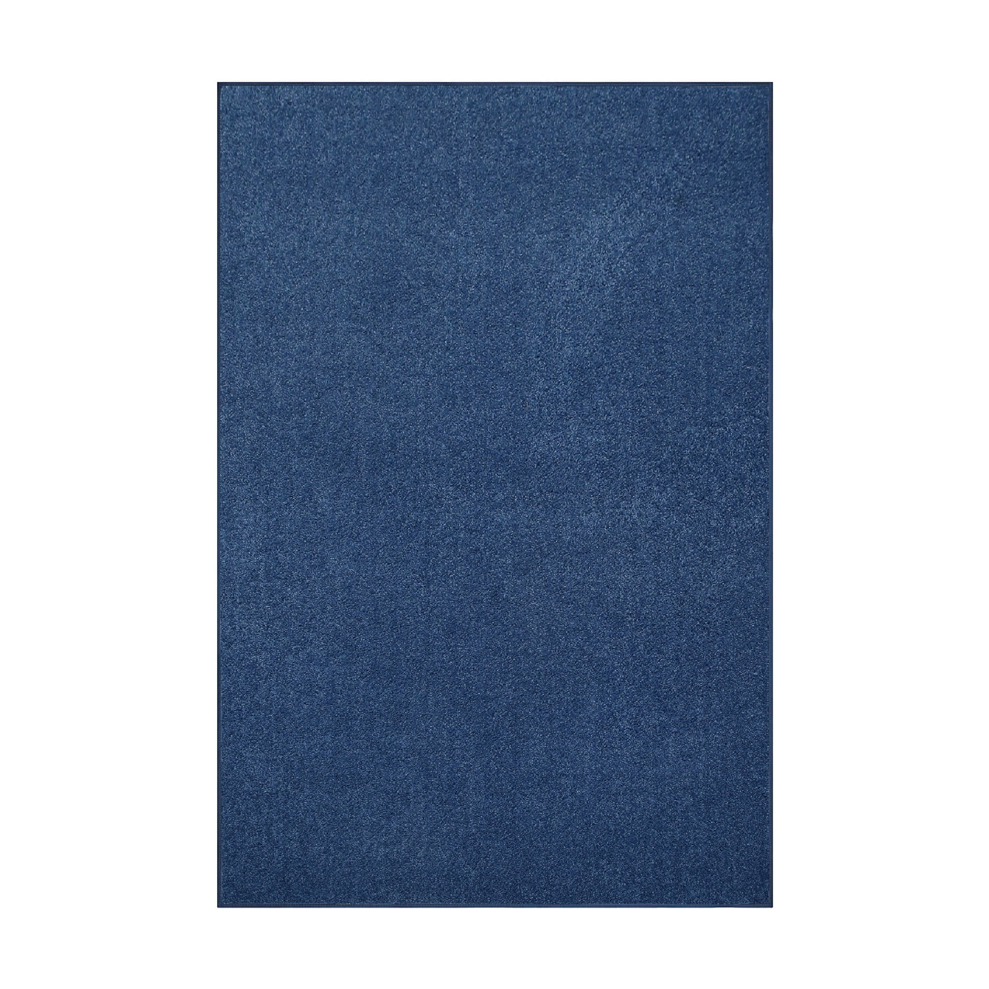 Furnish My Place Royal Blue 4' x 6' Solid Color Rug, Bedroom, Machine ...
