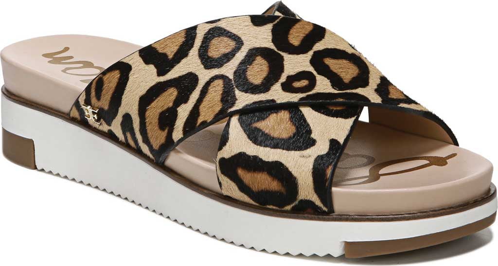 Womens Sam Edelman Audrea Slide Sandal New Nude Special Leopard Brahma