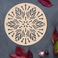 1 pc Laser Cut Wooden Wall Sculpture Torus Wall Art Home Decor Symbol ...