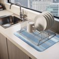 Artistic Abstract Dish Drying Mats for Kitchen Counter, Oil Painting ...