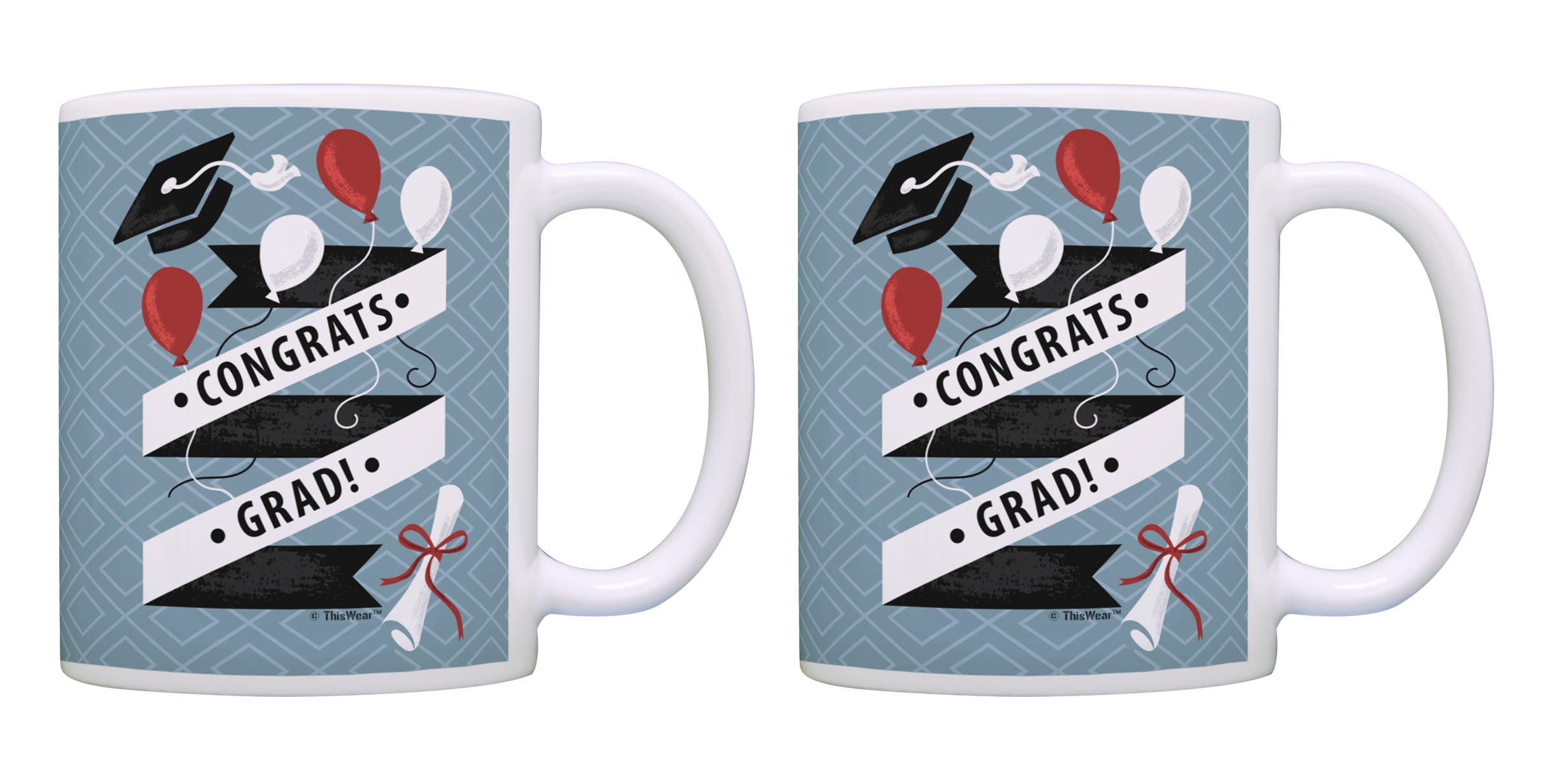 ThisWear Graduate Mug Set Congrats Grad Mug Set Graduation Present 11 ...
