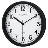 Mainstays Basic Indoor 8.78-inch Black Analog Round Wall Clock ...