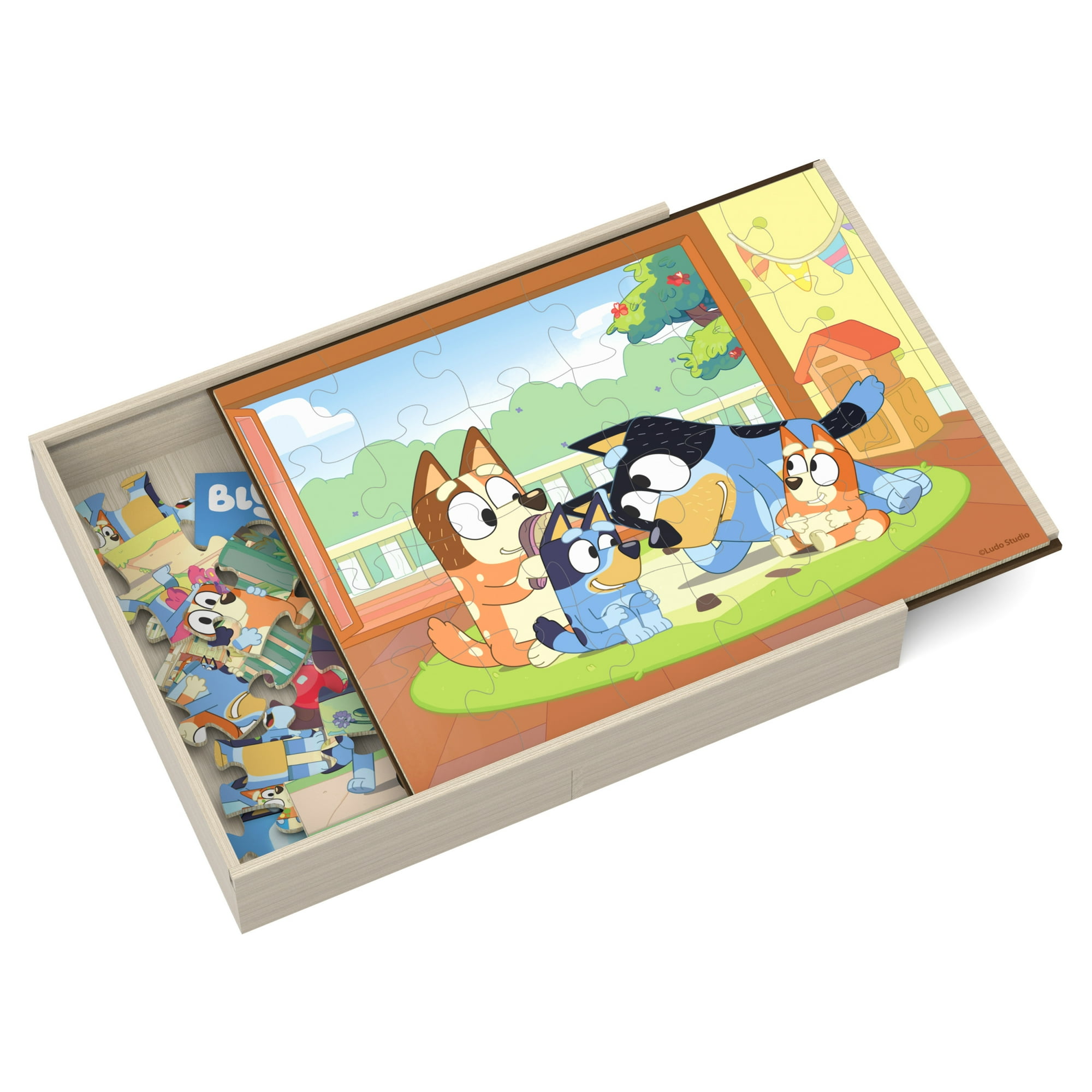 Click here for Spin Master Games Spinmaster Wood Pzl Bluey prices