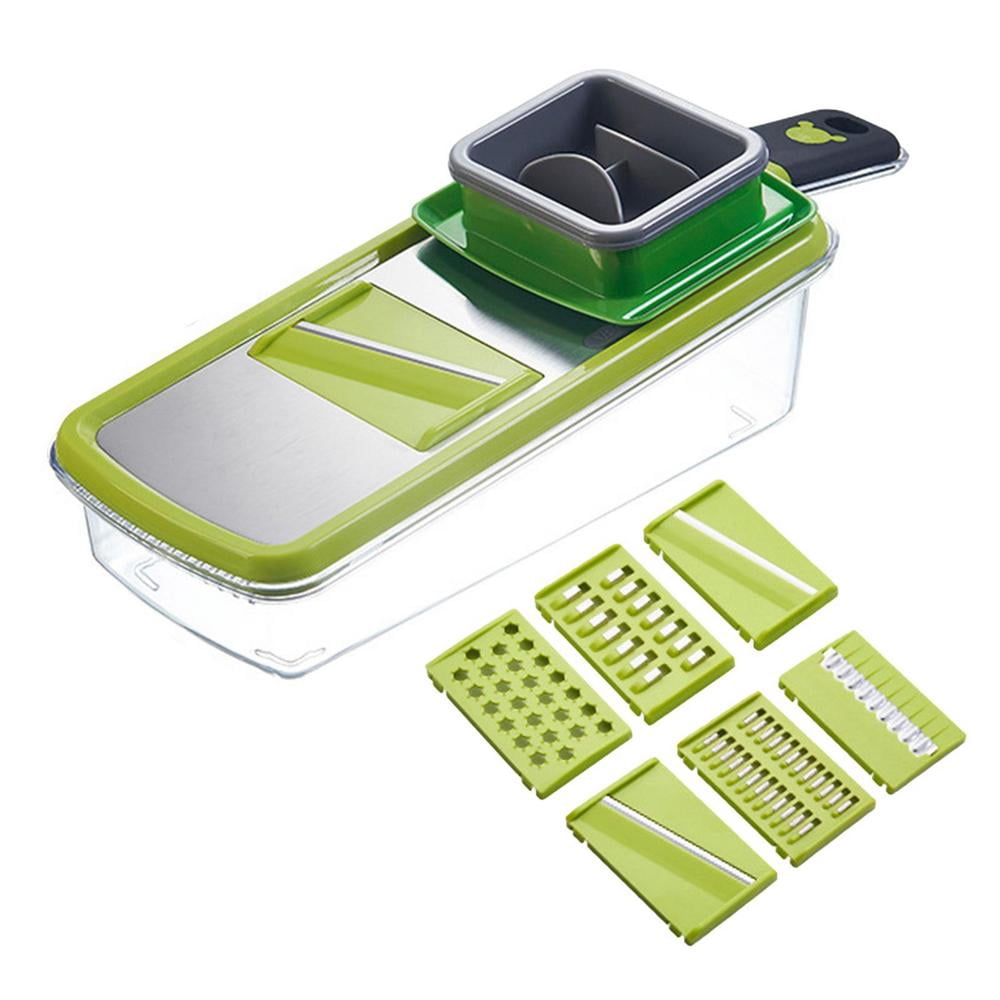 Tohuu Carrot Slicer Vegetable Grater with 6 Blades Hand Guard Vegetable ...