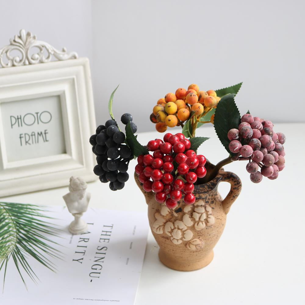 spdoo Artificial Berries 1PC Simulation Flowers Lifelike Berries with ...