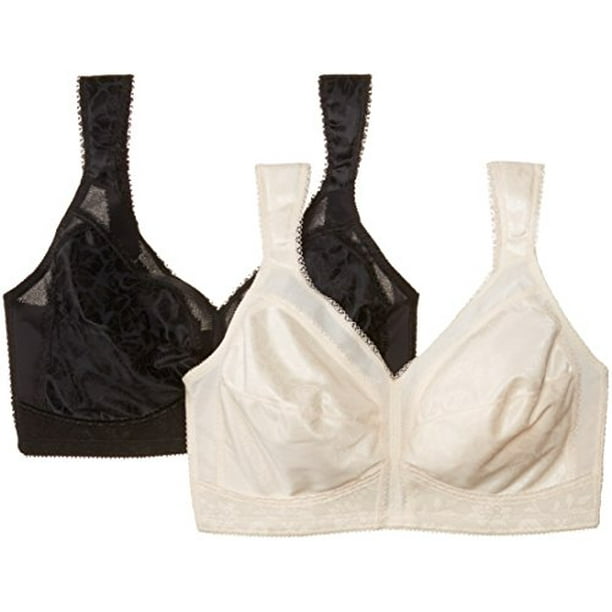 Playtex Women's 18-Hour Original Comfort-Strap Bra 2-Pack, Natural ...