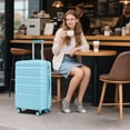 HMYG 20"/24"/28" 3 pcs/set in ABS Spinner Wheel Luggage,Carry on ...