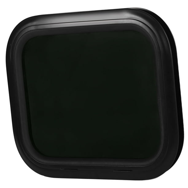 Fixed RV Window, 500 X 300mm Aluminium Alloy Waterproof Black Round ...