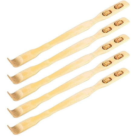 5 Pcs Wooden Back Scratcher SelfMassager Back Scratcher Back Shoulder ...
