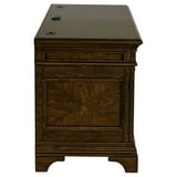 Hartshill Credenza with Power Outlet Burnished Oak - Walmart.com