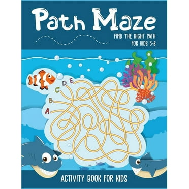 My Big Maze Book Ages 4-6: Best activity maze books for kids. A perfect ...