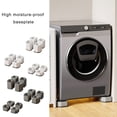 4Pcs Anti-Vibration Machine Feet Pads, Shockproof Refrigerator Washer ...